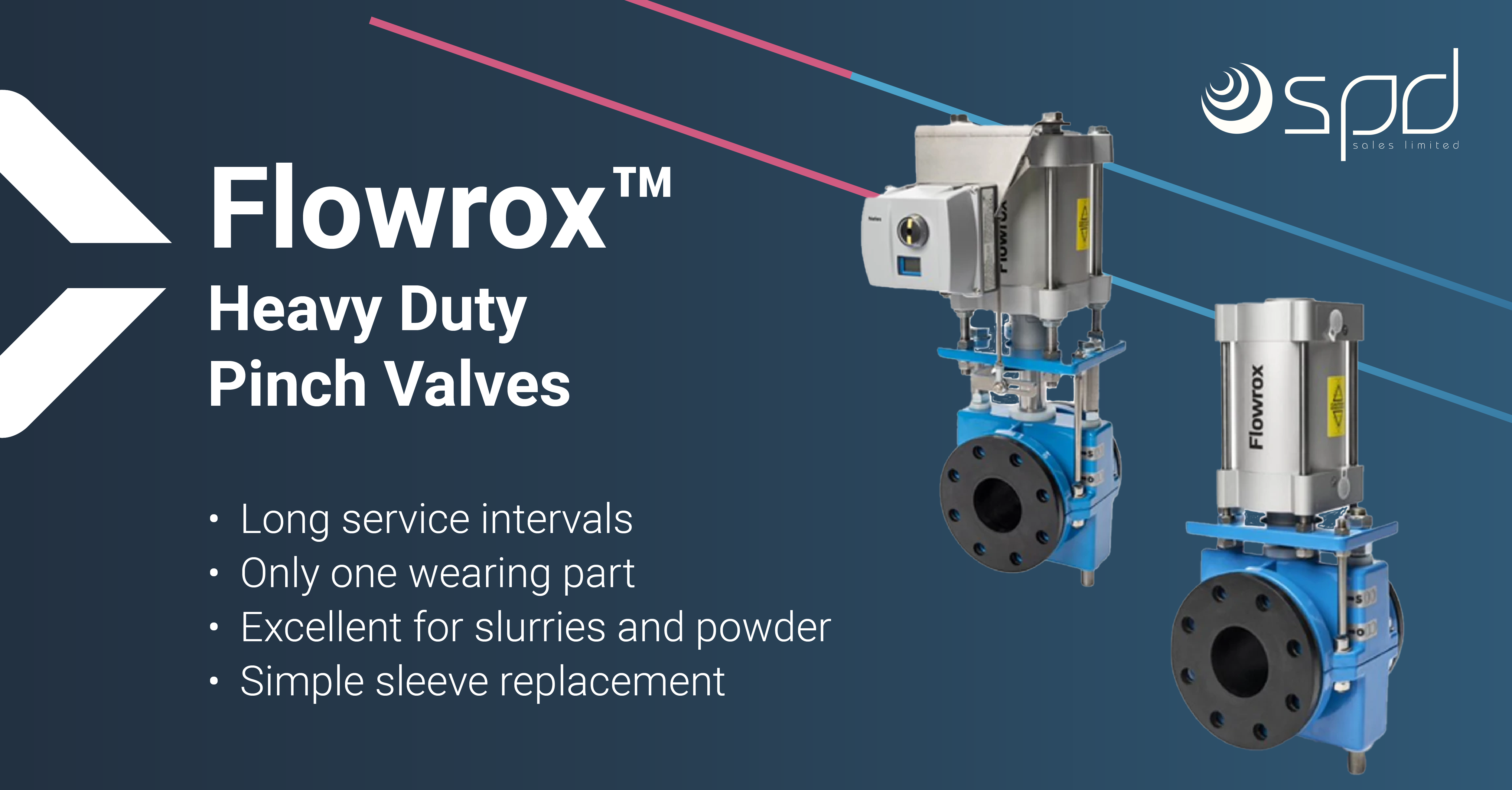 Flowrox Heavy Duty Pinch Valves - SPD Sales Limited